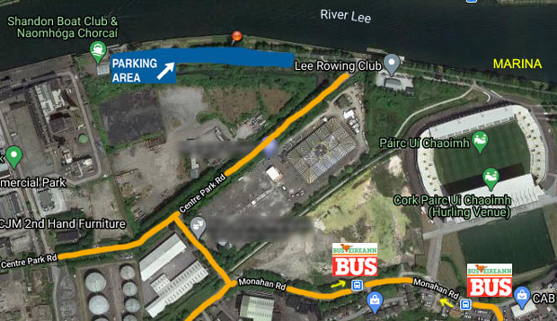 Walk Start: Marina Greenway Car Park in Cork City | Walking in Cork
